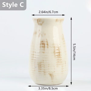 Ceramic Vases Rustic Coastal Small Vases Home Decor, Modern Farmhouse ...