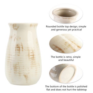 Ceramic Vases Rustic Coastal Small Vases Home Decor, Modern Farmhouse ...