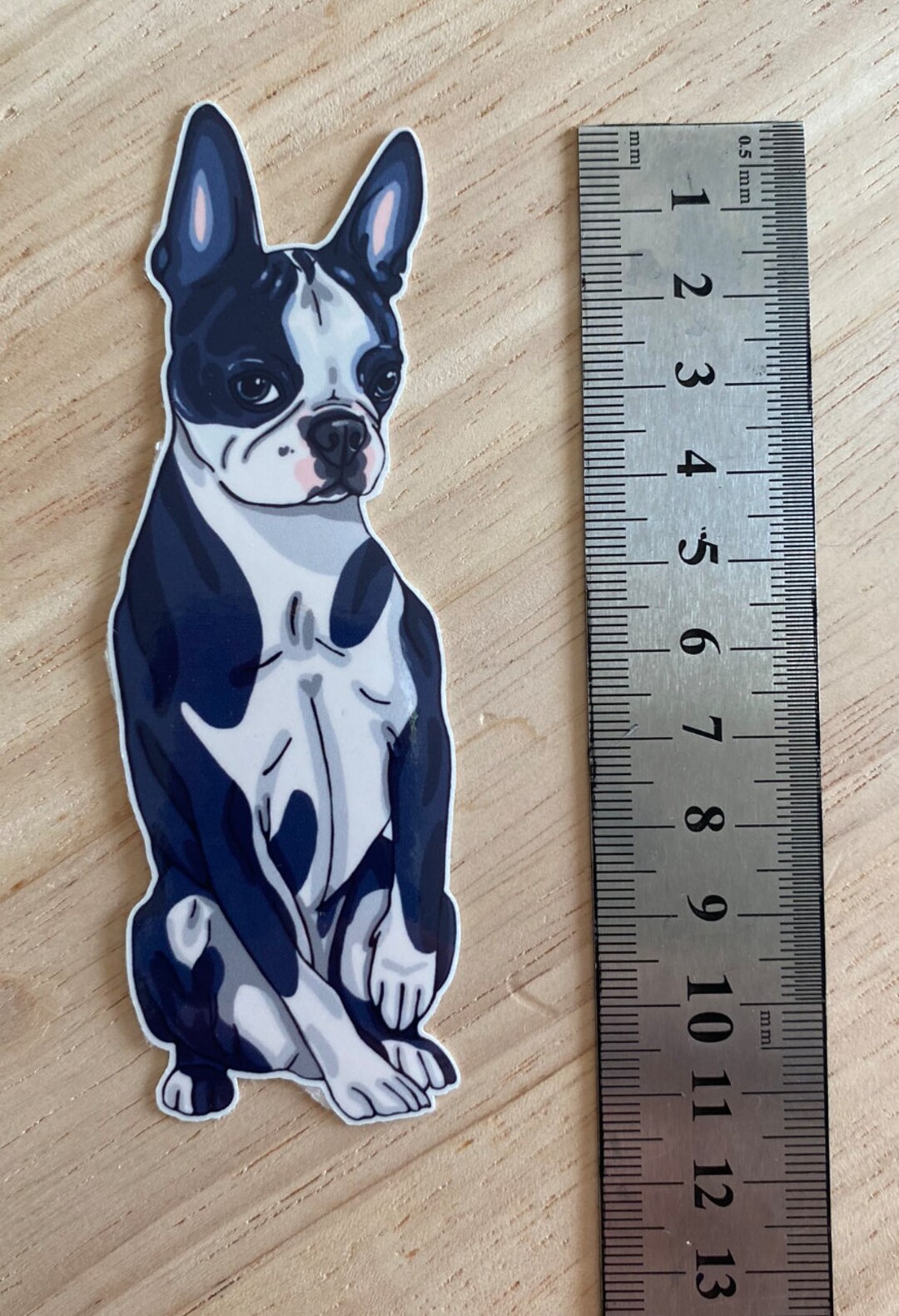 Boston Terrier Vinyl Sticker - Etsy