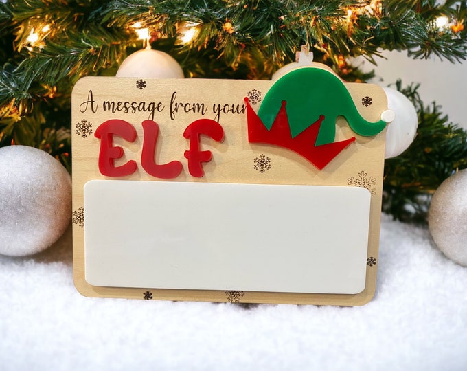 Message From Your Elf, Elf Message Board, Christmas Elf, Magical Elf ...