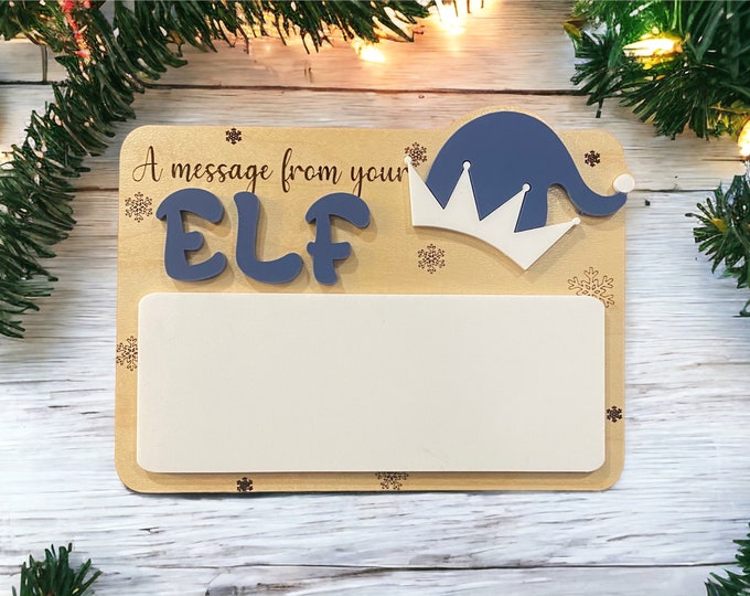 Message From Your Elf, Elf Message Board, Christmas Elf, Magical Elf ...
