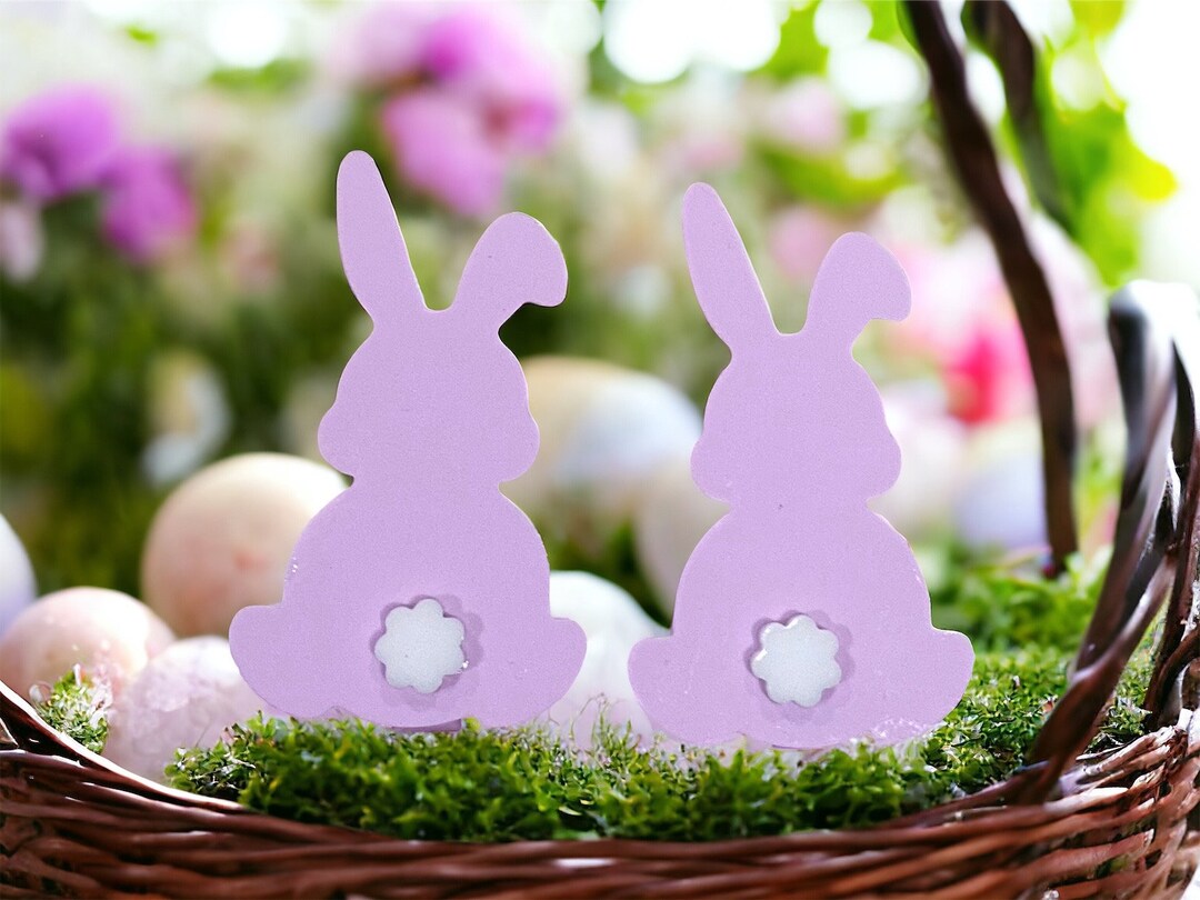 Easter Bunny Hair Clips - Etsy