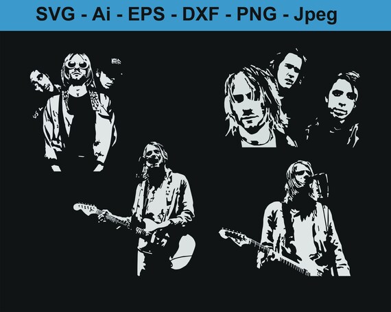 Nirvana Vector Clipart Digital Download Svg Ai Eps Dxf - Etsy Canada