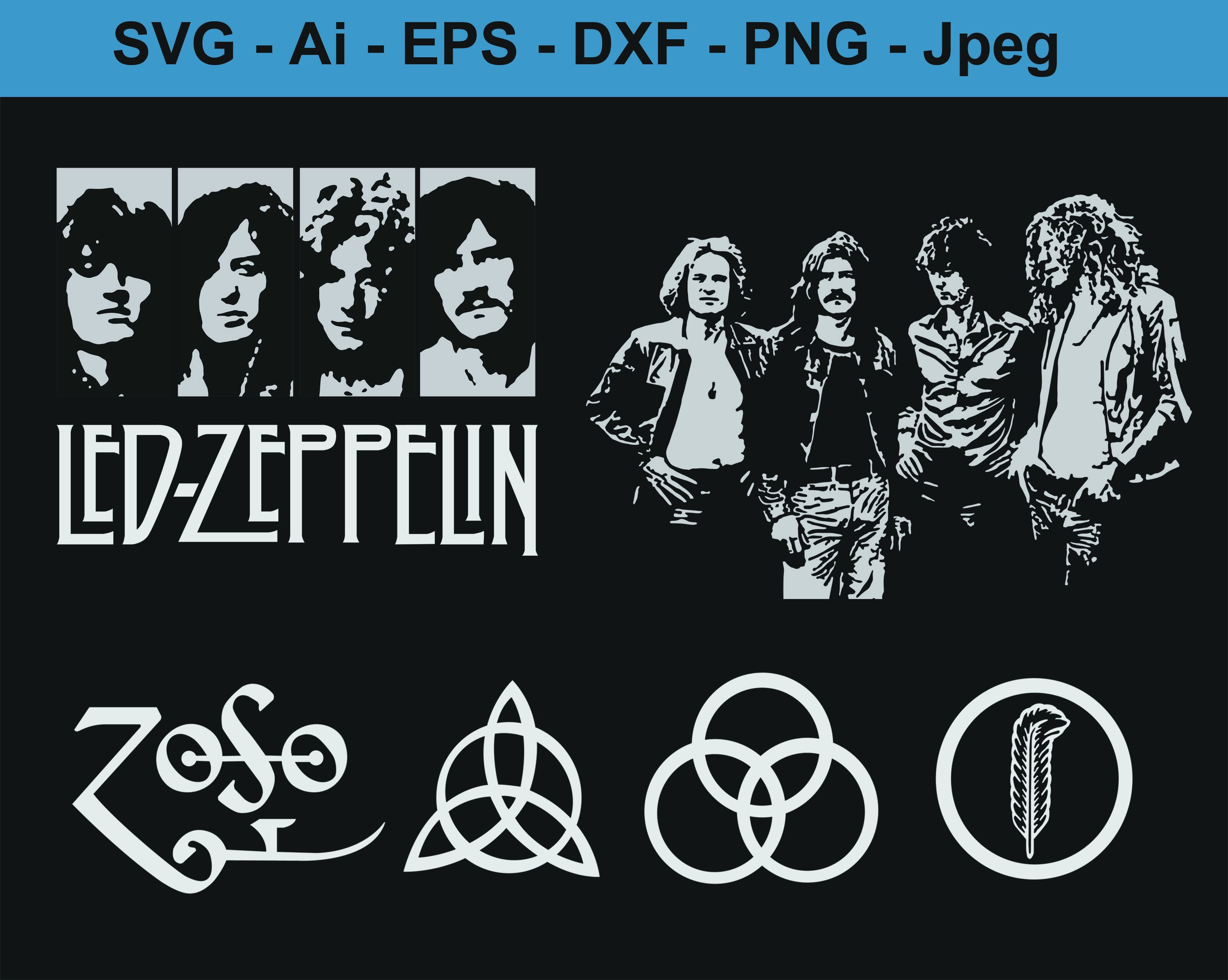 Led Zeppelin Clipart