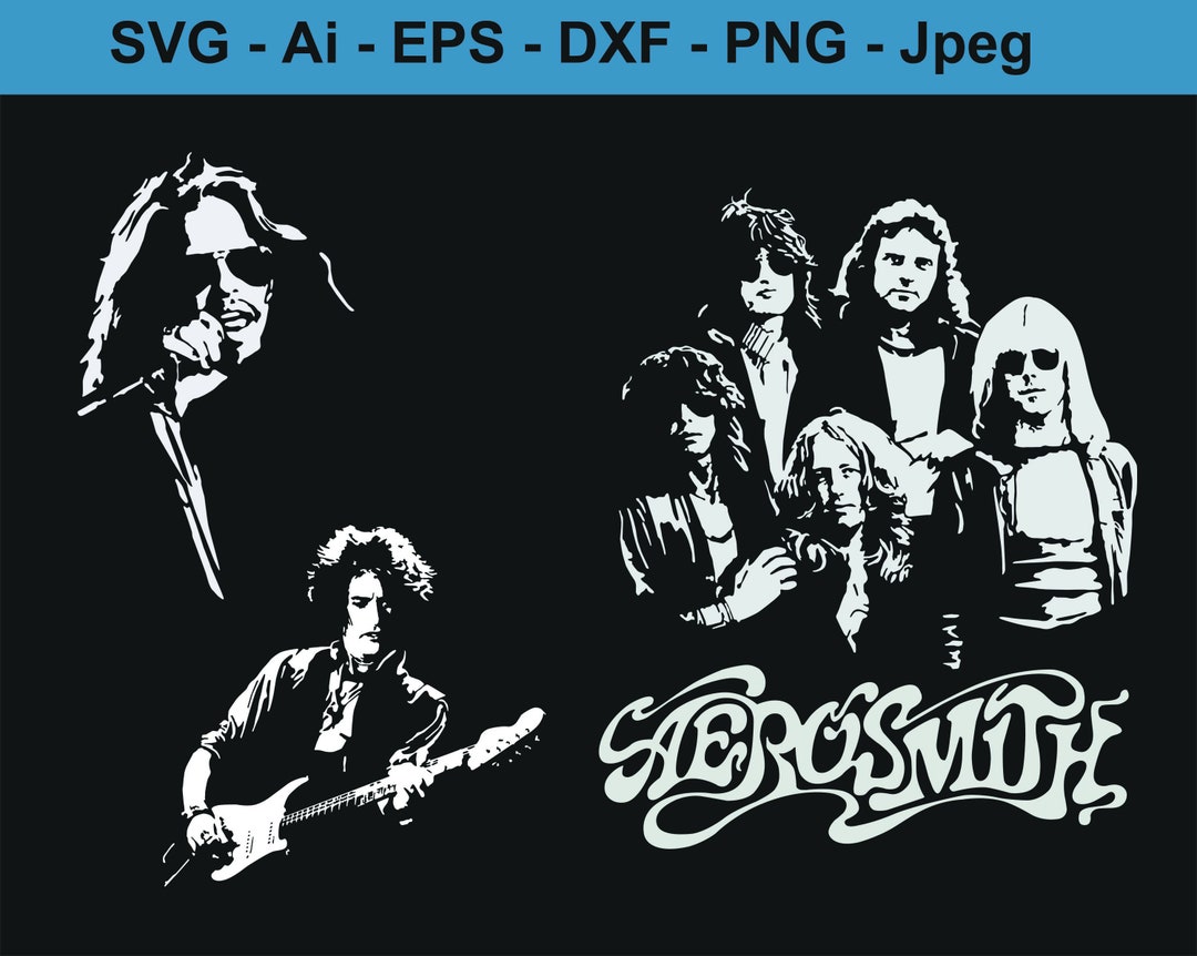 Aerosmith Vector Clipart Graphics Digital Download Svg Ai - Etsy