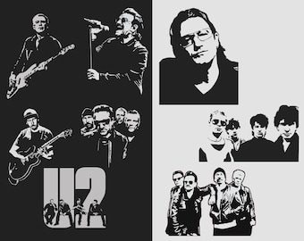 U2 Svg Files - Etsy