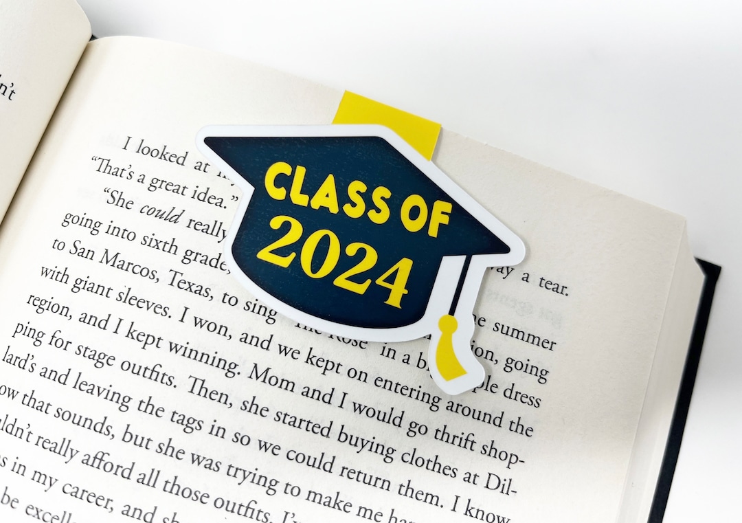Graduation Bookmarks, 2024 Graduate, Graduation Gifts, Graduation Hat ...