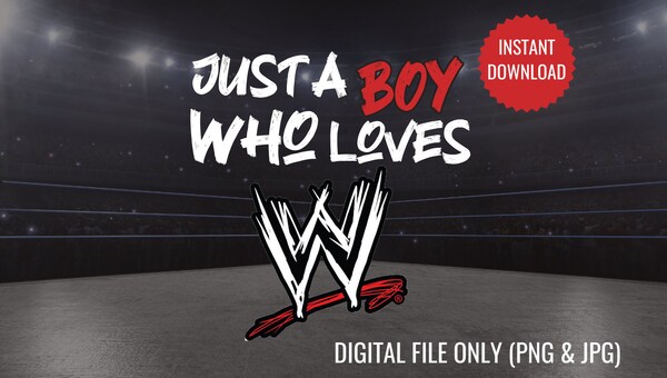 WWE Svg Bundle, PNG, Clipart, Cricut Bundle, Digital Prints, Instant ...