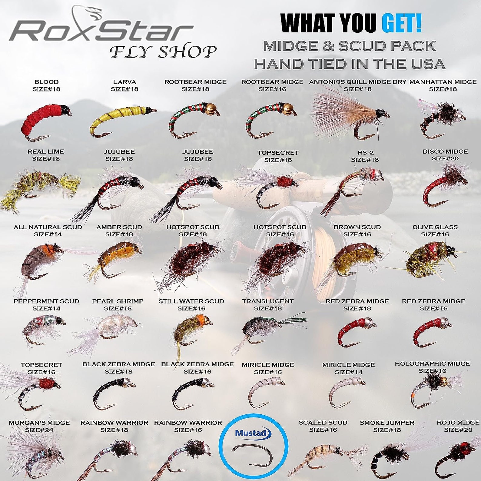 Midge & Scud Trout Fly Assortment | 36 Pack - Etsy