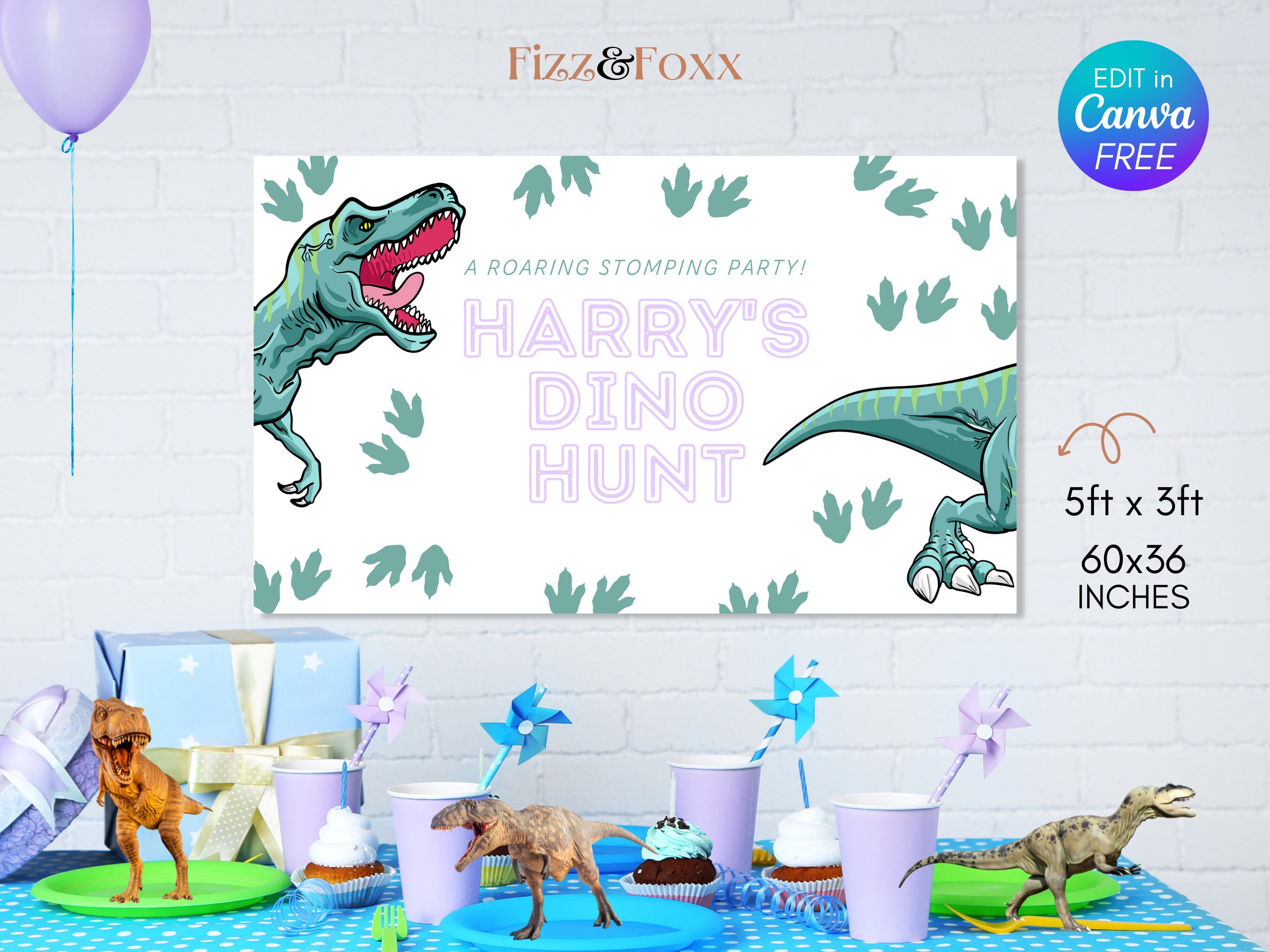 Dinosaur Backdrop Birthday Dinosaur Themed Backdrop Dinosaur Birthday ...