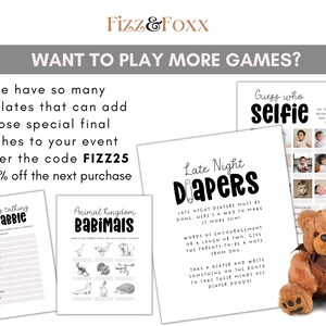 Guess the Age Baby Shower Game How Old Were They Baby Shower Game How ...