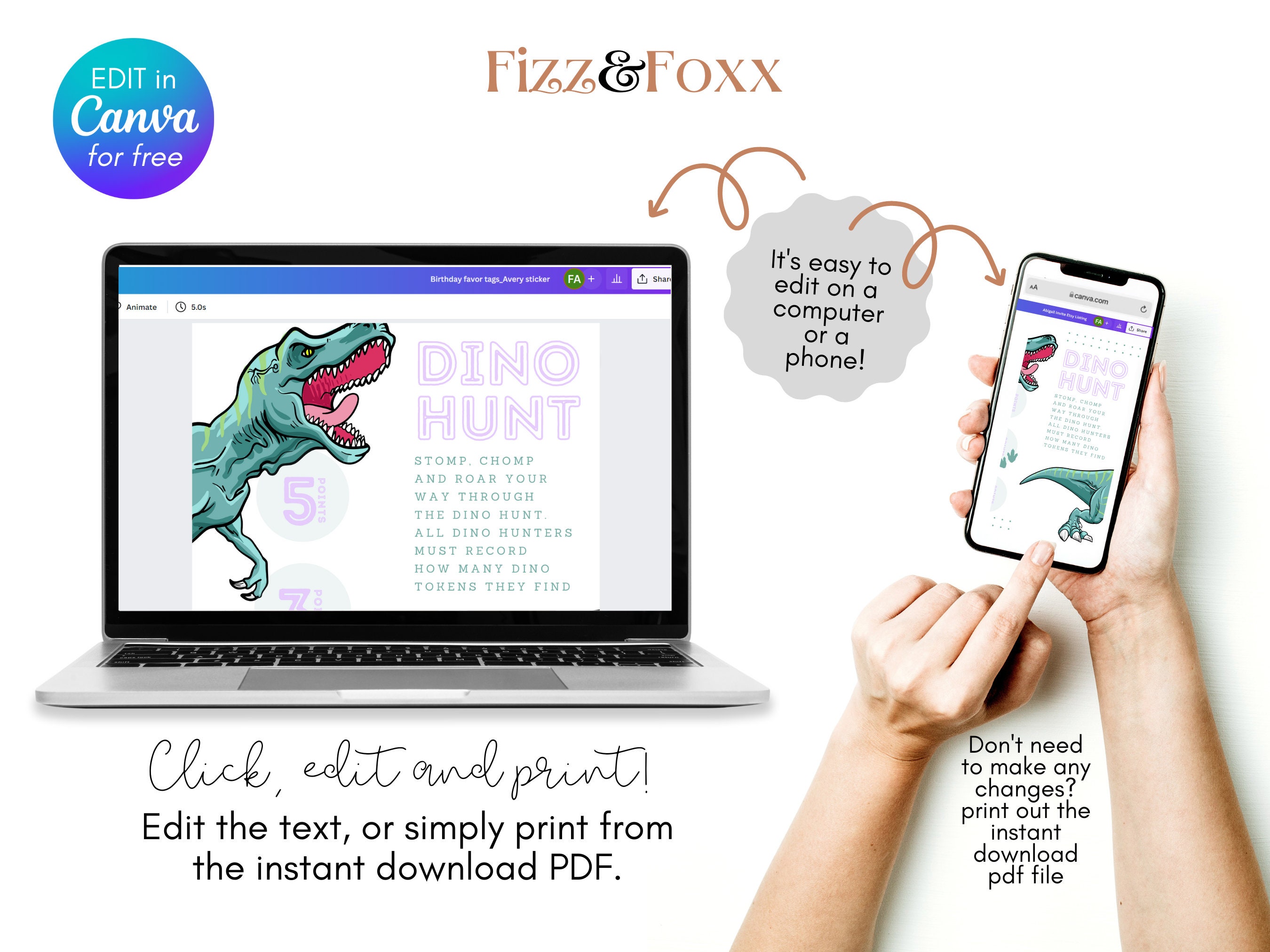 Dinosaur Scavenger Hunt Dinosaur Party Games Dinosaur - Etsy