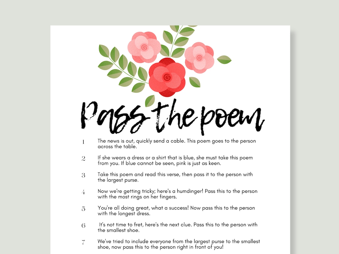 Pass the Gift Game Bridal Shower, Pass the Gift Game Bachelorette, Pass ...