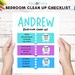 Editable Cleaning Checklist for Kids Room Canva, Cleaning Checklist ...