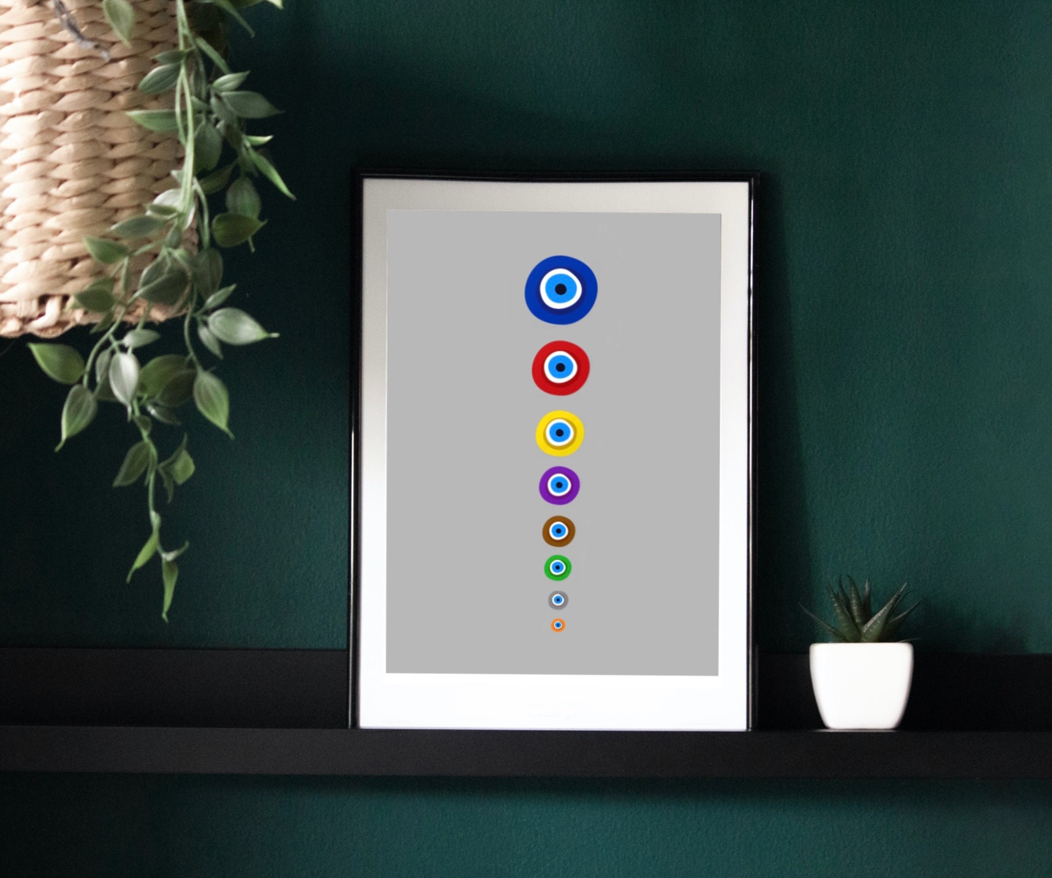 Evil Eye Art, Digital Art, Wall Art Prints, Home Decor, Spiritual Art ...