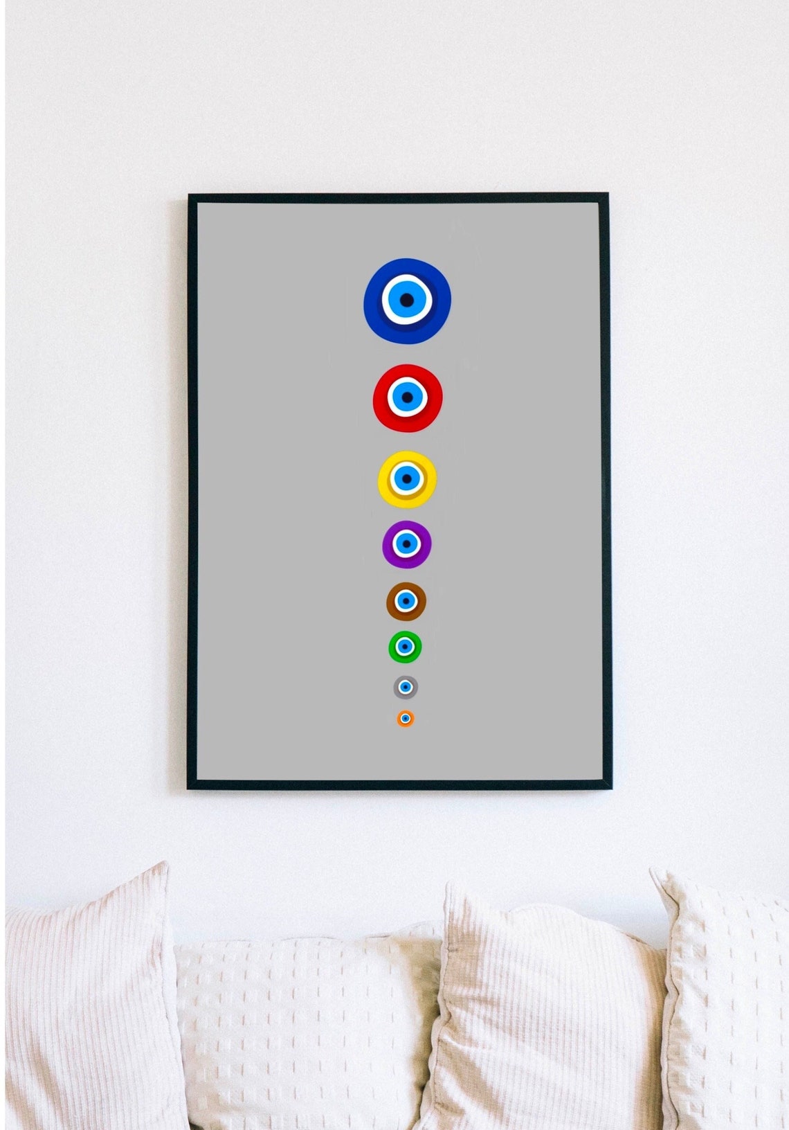 Evil Eye Art, Digital Art, Wall Art Prints, Home Decor, Spiritual Art ...