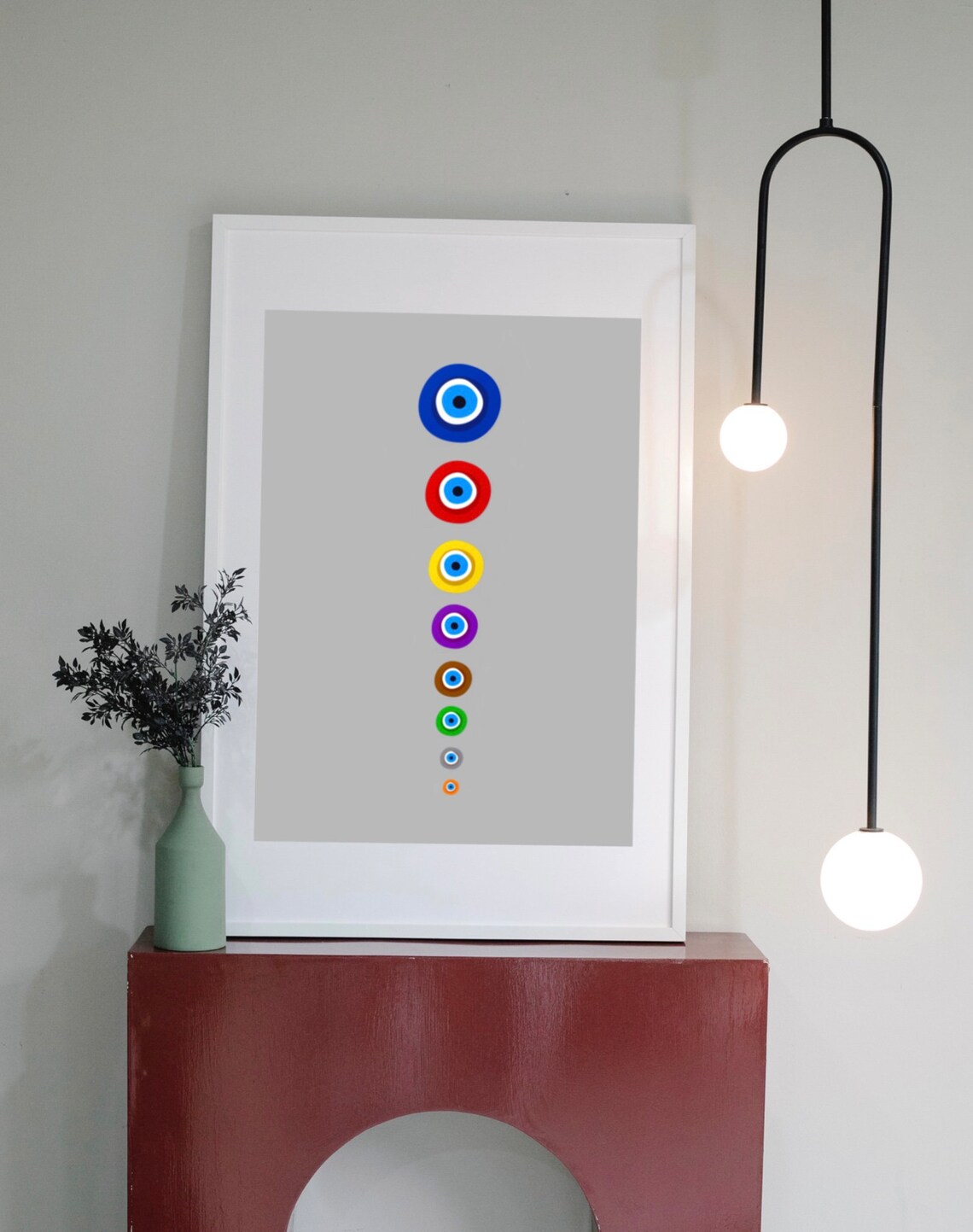 Evil Eye Art, Digital Art, Wall Art Prints, Home Decor, Spiritual Art ...