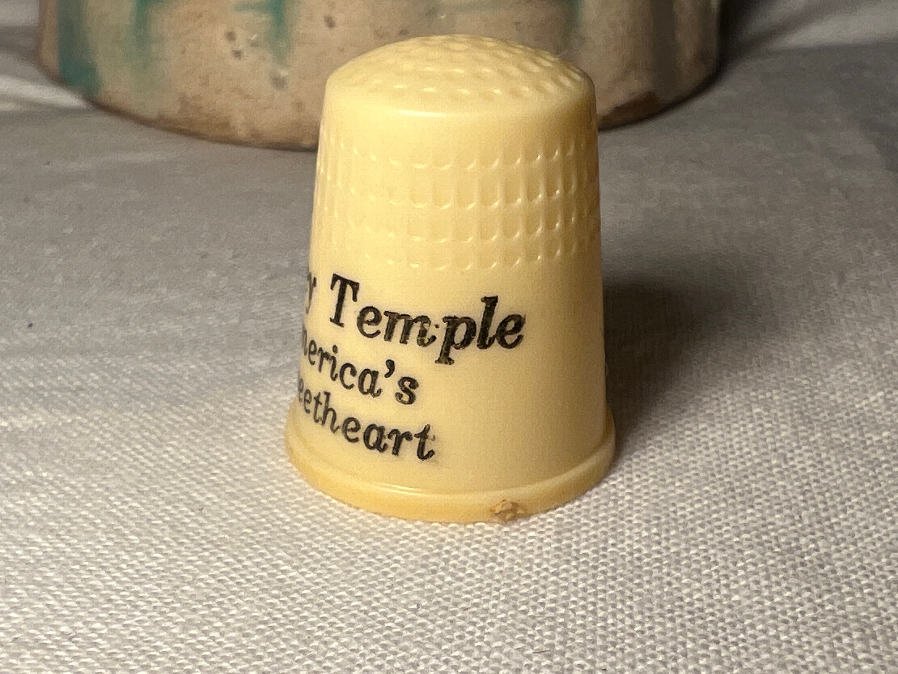 Shirley Temple Thimble, 1930s Movie Star Memorabilia - Etsy