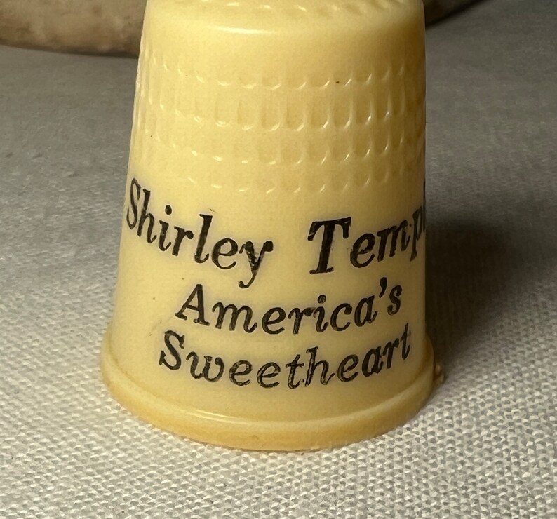 Shirley Temple Thimble, 1930s Movie Star Memorabilia - Etsy