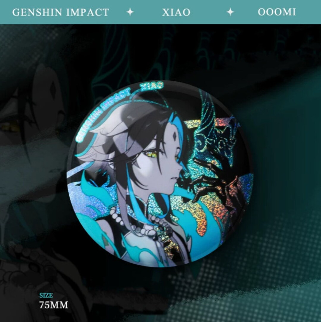 Genshin Impact Character Button Badge Pin - Etsy