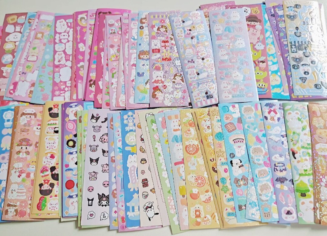 50 Pc Kpop Polco Deco Stickers, Kpop Toploader, Cute Korean Sticker ...