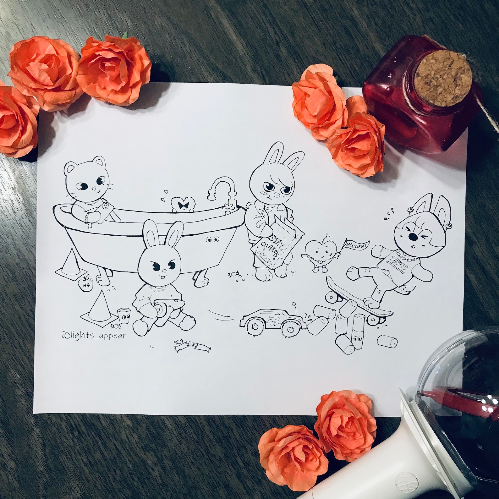 Maxident SKZOO Coloring Pages - Etsy Canada