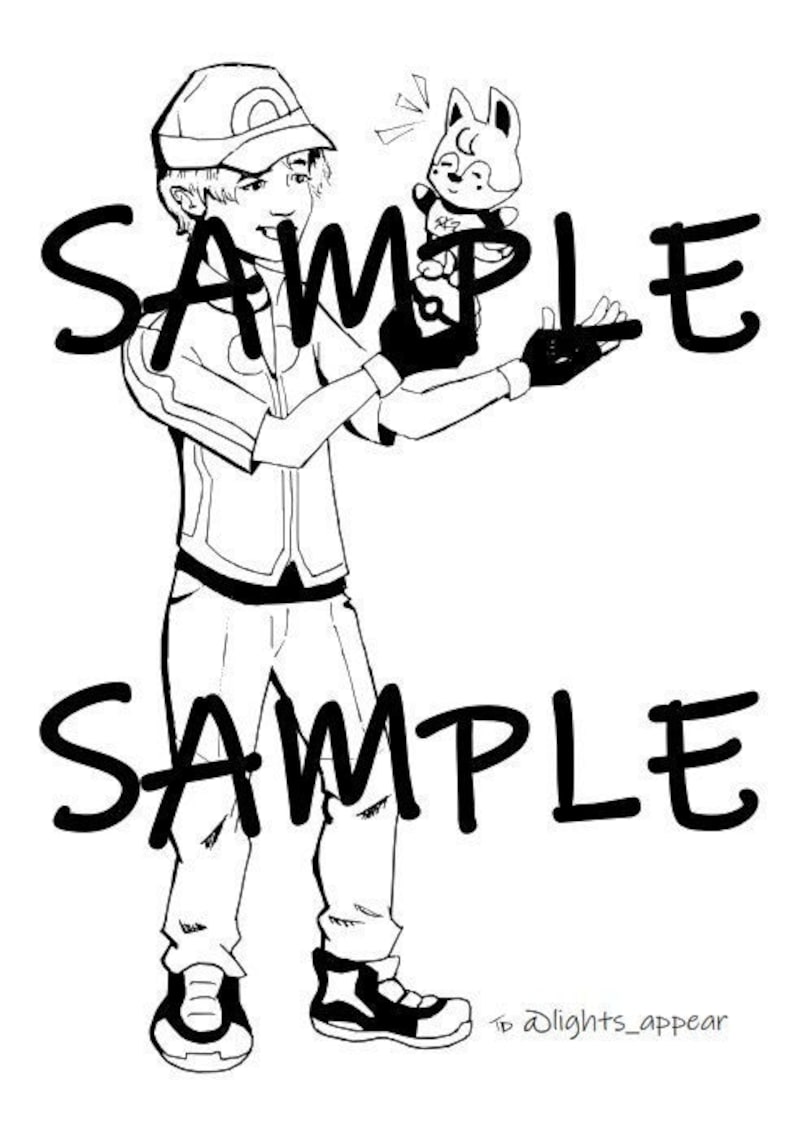 Wolf Chan Stray Kids SKZOO K-pop Printable Coloring Page - Etsy