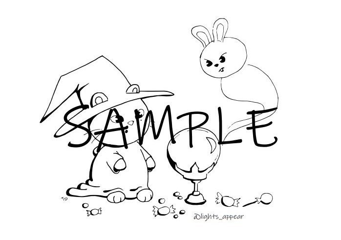 Jiniret & Leebit - Stray Kids SKZOO K-pop Printable Coloring Page - Etsy