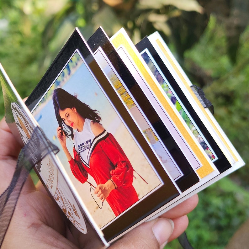 Mini Scrapbook With Photo Customization | Handmade Small Scrapbook ...