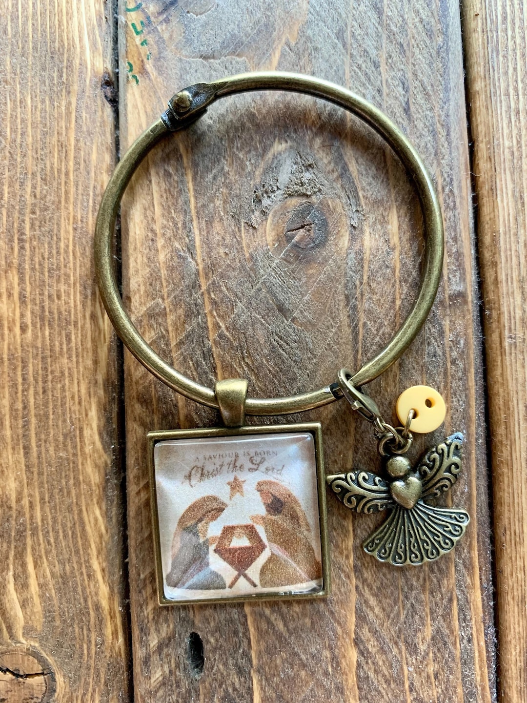 Primitive Christmas Thread Keep, Primitive Christmas Floss Ring ...