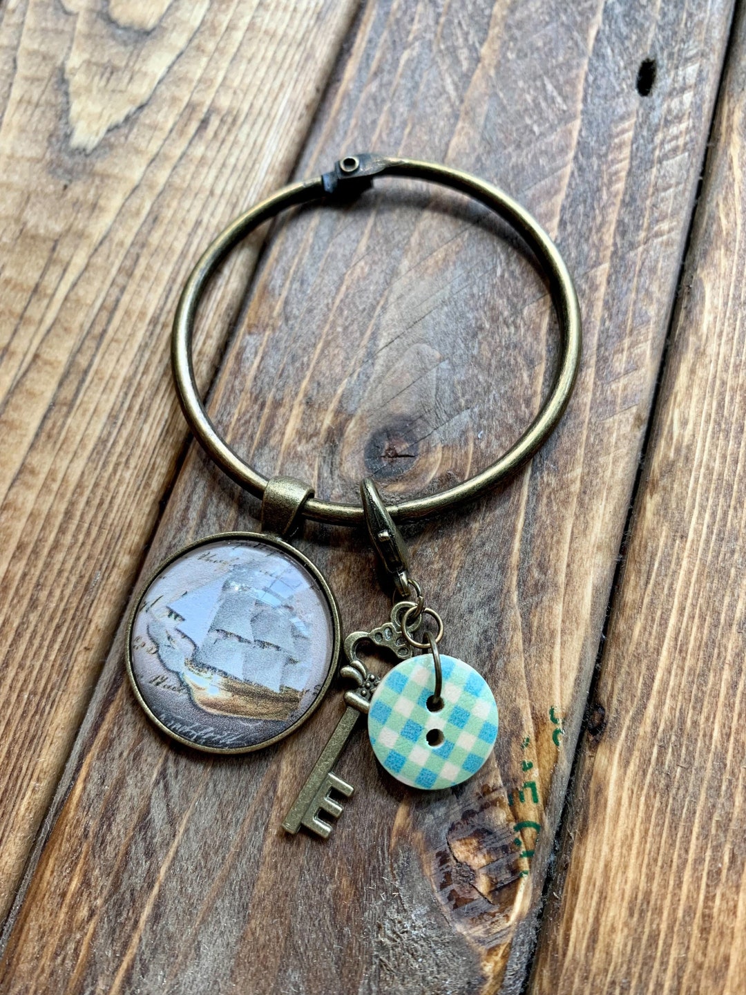 Mayflower Thread Keep Mayflower Floss Ring Vintage Ship - Etsy