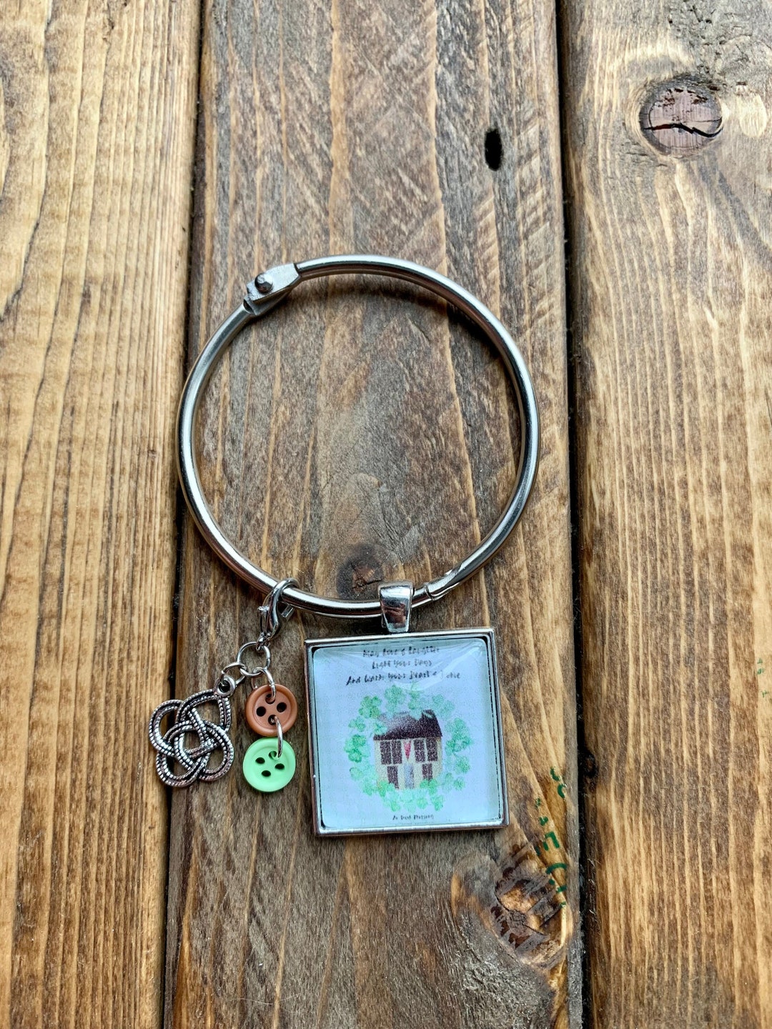 Irish Blessing Thread Keep, St Patricks Day Floss Ring, Irish Blessing ...