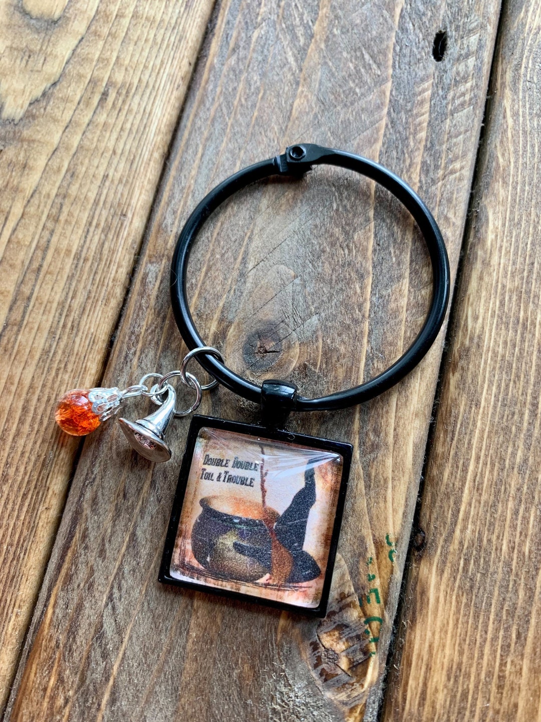 Halloween Thread Keep, Halloween Floss Ring, Witch Thread Keep, Witch ...