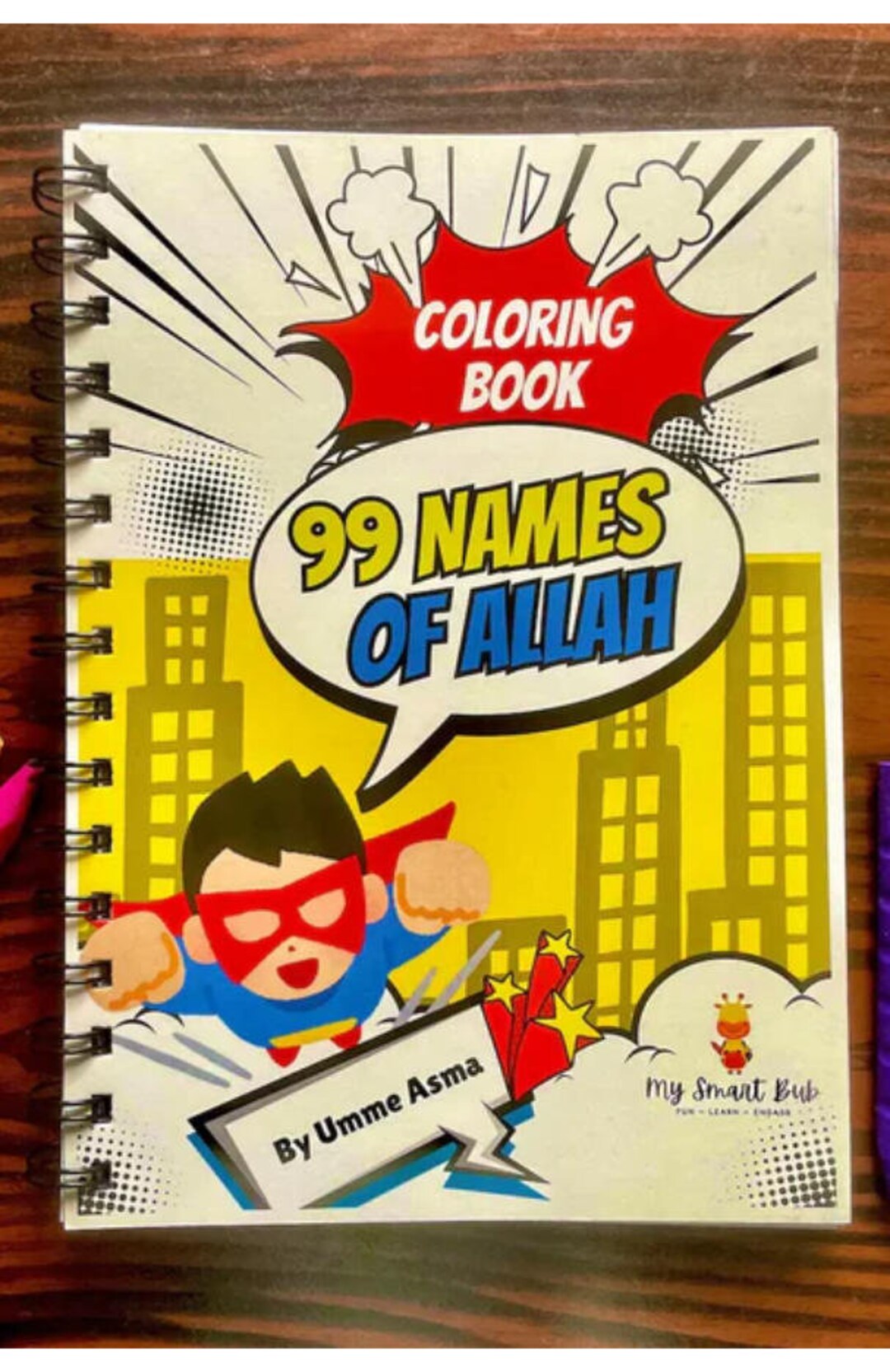 99 Names of Allah Colouring Book spiral Binding By: Umme Asma - Etsy