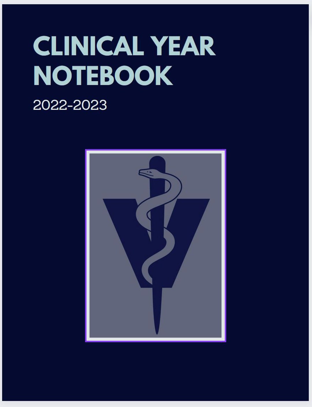Clinical Year Notebook for Veterinary Medical, Medical, Nursing ...