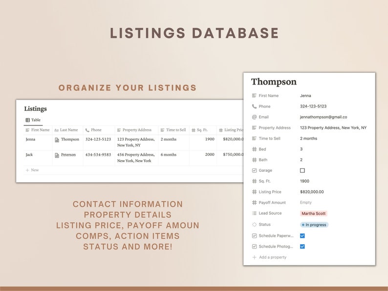 Ultimate Real Estate Planner Notion Template | Client Management ...