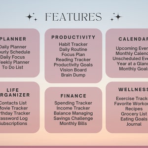 Ultimate Life Planner Notion Template | 2024 Productivity Goals, Health ...