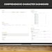 Dnd Character Journal Notion Template Session Log & Character Sheet W ...