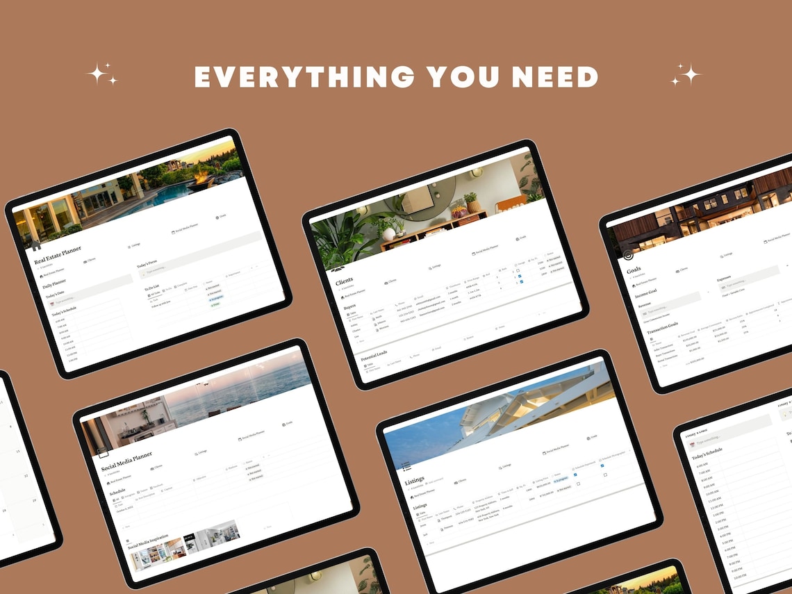 Ultimate Real Estate Planner Notion Template | Client Management ...