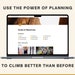 Climbing Progression Planner Notion Template Rock Climbing & Bouldering Training Log, Fitness ...