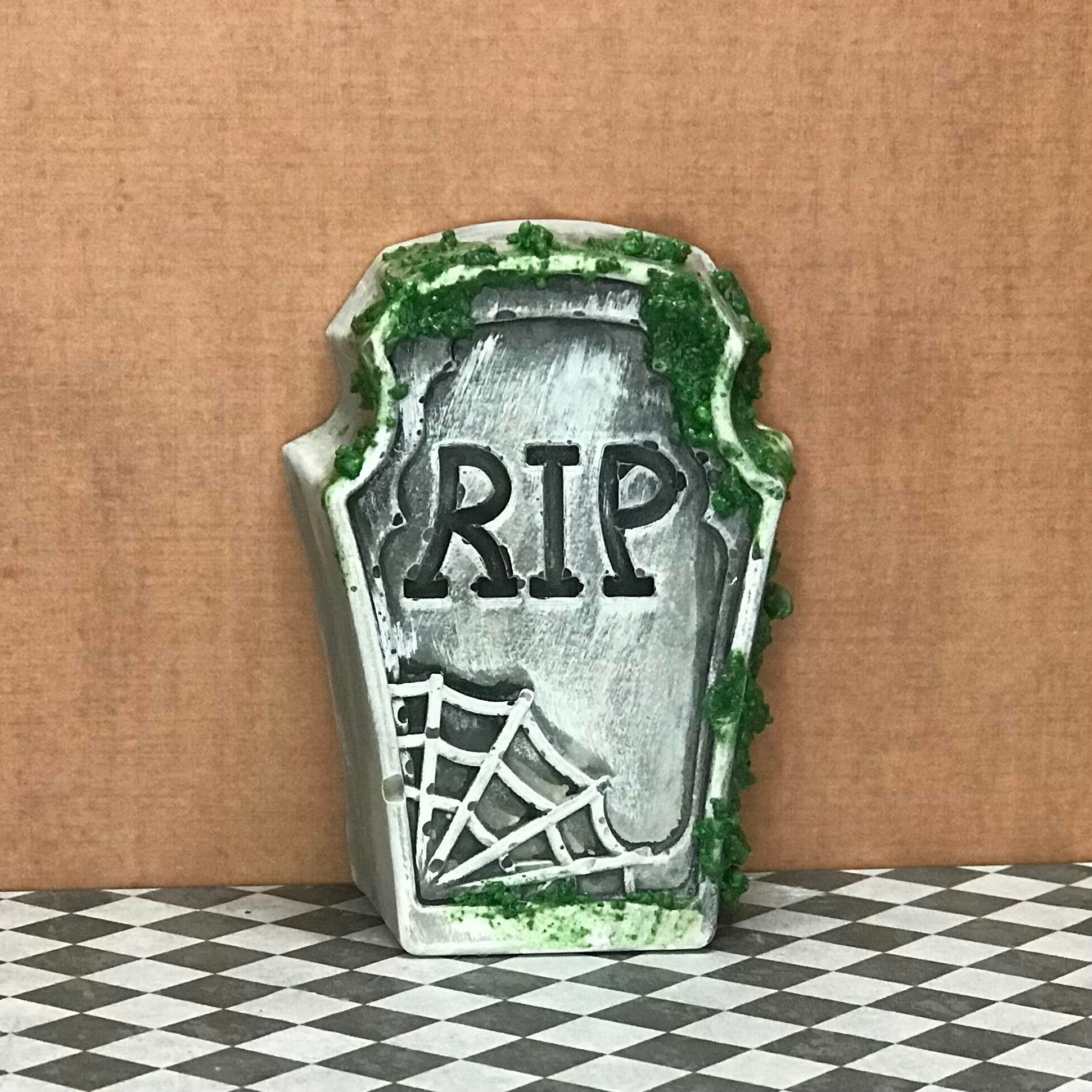 Miniature Tombstone Grave Stone for Cemetery or Haunted Diorama Scene ...