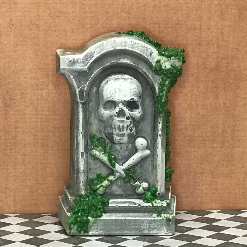 Miniature Tombstone Grave Stone for Cemetery or Haunted Diorama Scene ...