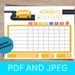 EDITABLE DUO School Chore Chart Printable | Optimistic Cheerful| Kids ...