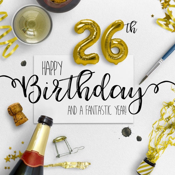 26th Birthday Ecards