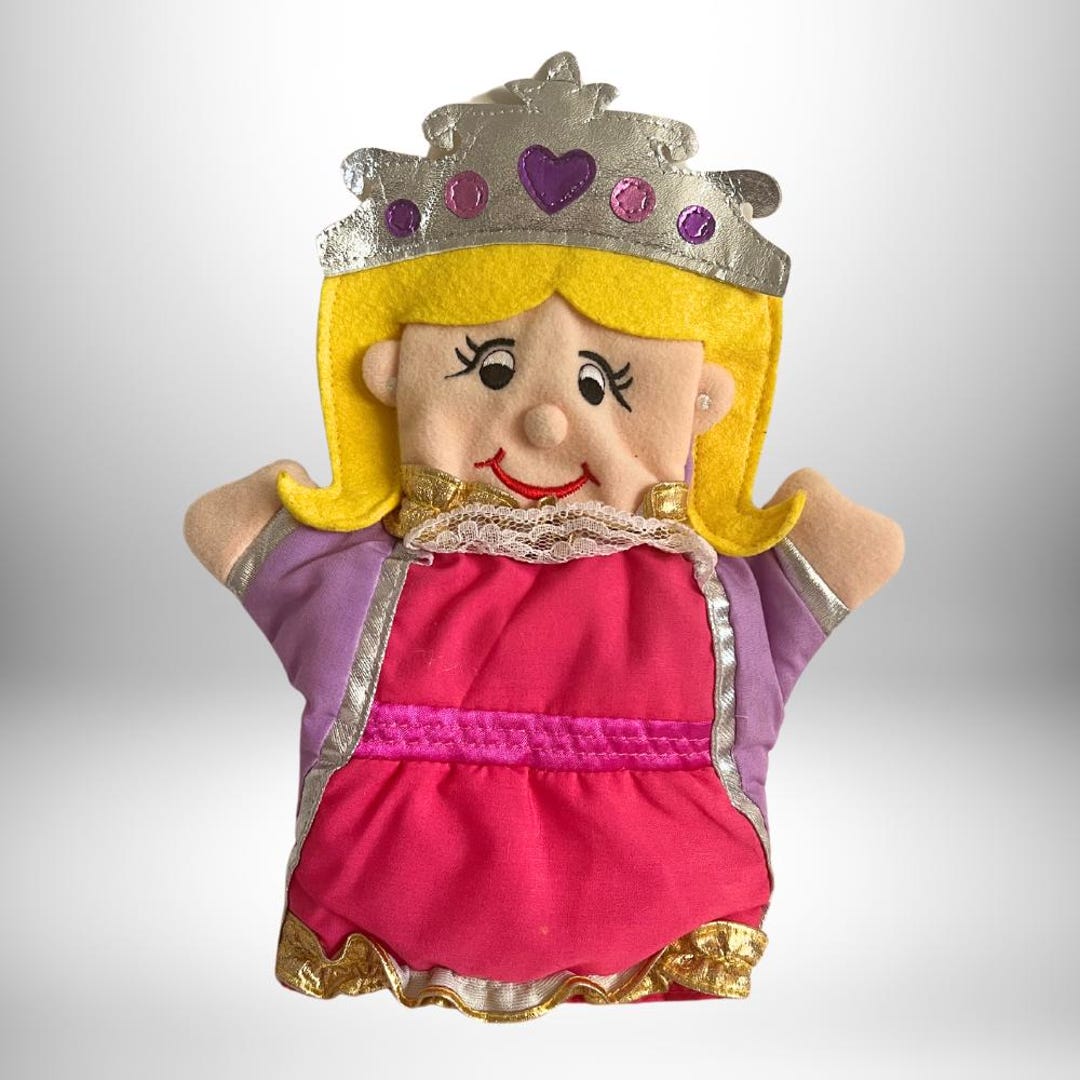 Vintage Discovery Toys Hand and Ringer Puppet—medieval Kingdom Queen - Etsy
