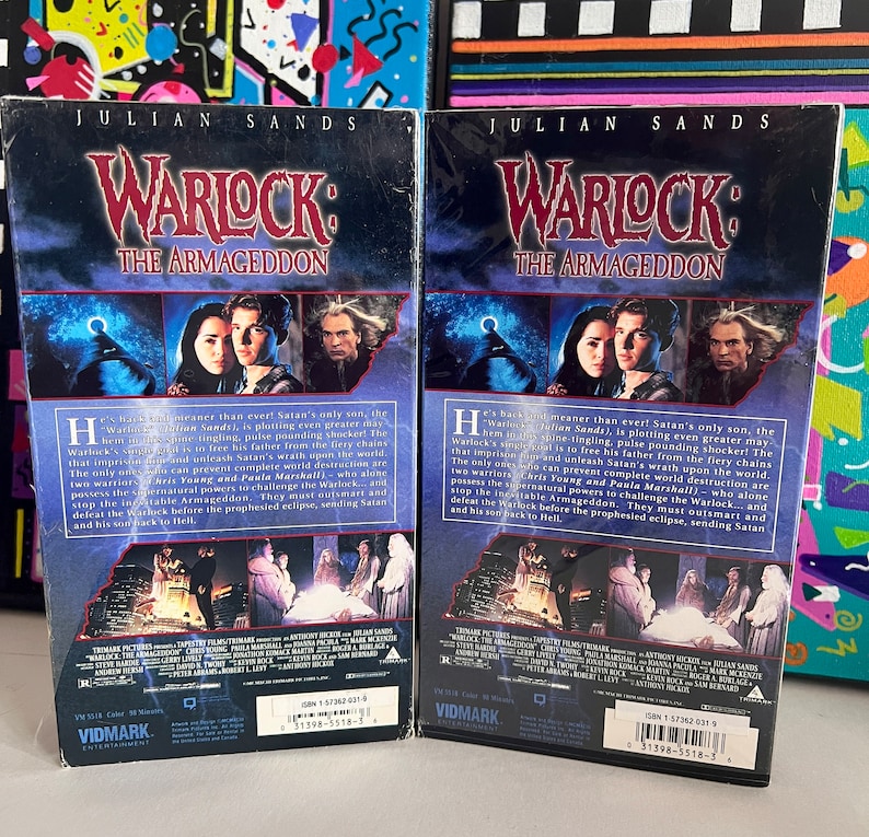 Warlock: the Armageddon VHS Movie | 1993 | Vidmark Entertainment ...