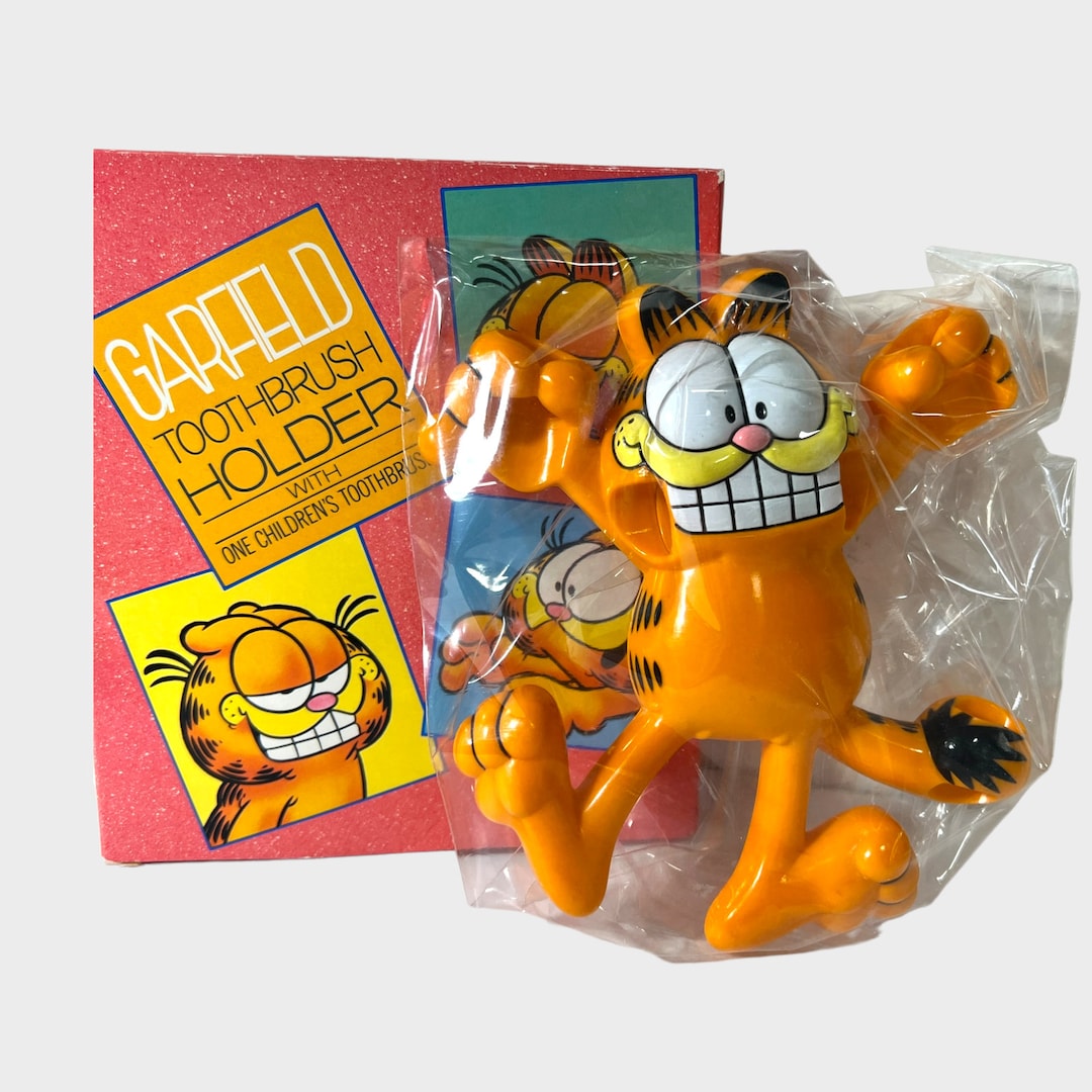 Garfield Collectors: Vintage 1978 Garfield Toothbrush Holder - Etsy