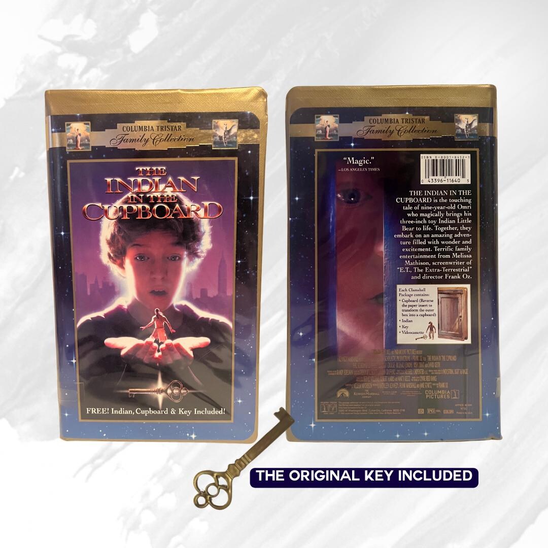 RARE VHS the Indian in the Cupboard With the Original Key ...