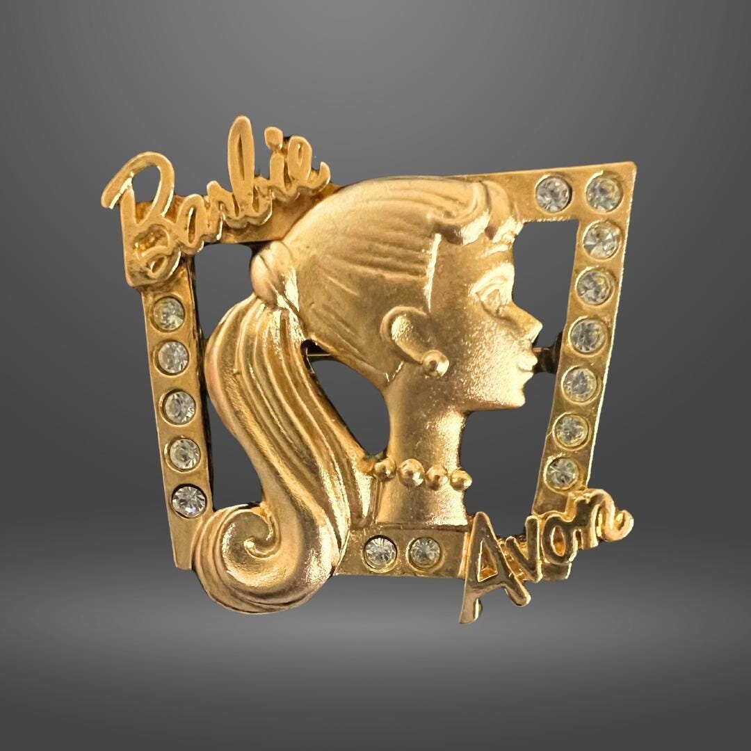 Barbiecore 1998 BARBIE COLLECTIBLES™ | Avon Loves Barbie Lapel Pin ...