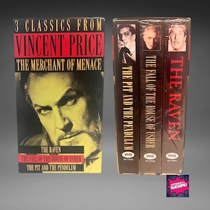 Vintage Vincent Price "the King of Horror" VHS Movies - RARE Cult ...